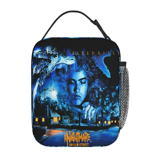 Anime Horror Movie Freddy Krueger Lunch Bag Thermal Portable Lunch Box ...