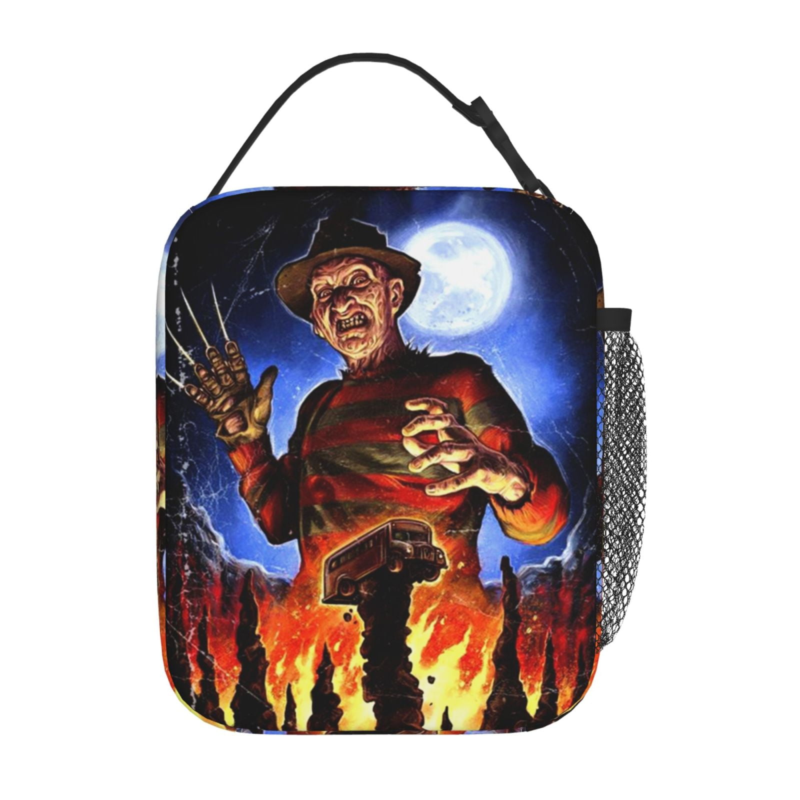 Anime Horror Movie Fredd Lunch Bag Box Insulated Tote Bag Cool Lunch ...