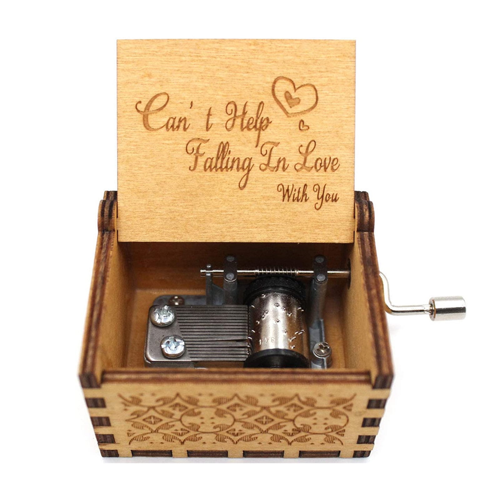 Anime Howl's Moving Castle Hand-Crank Music Box | Vintage Wooden Sophie ...