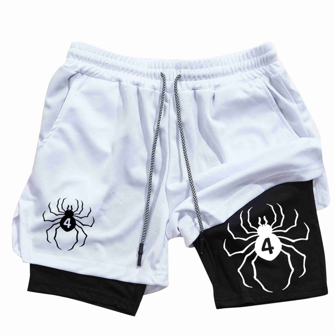 Anime Hunter x Hunter Performance Shorts for Men Breathable Spider Gym ...