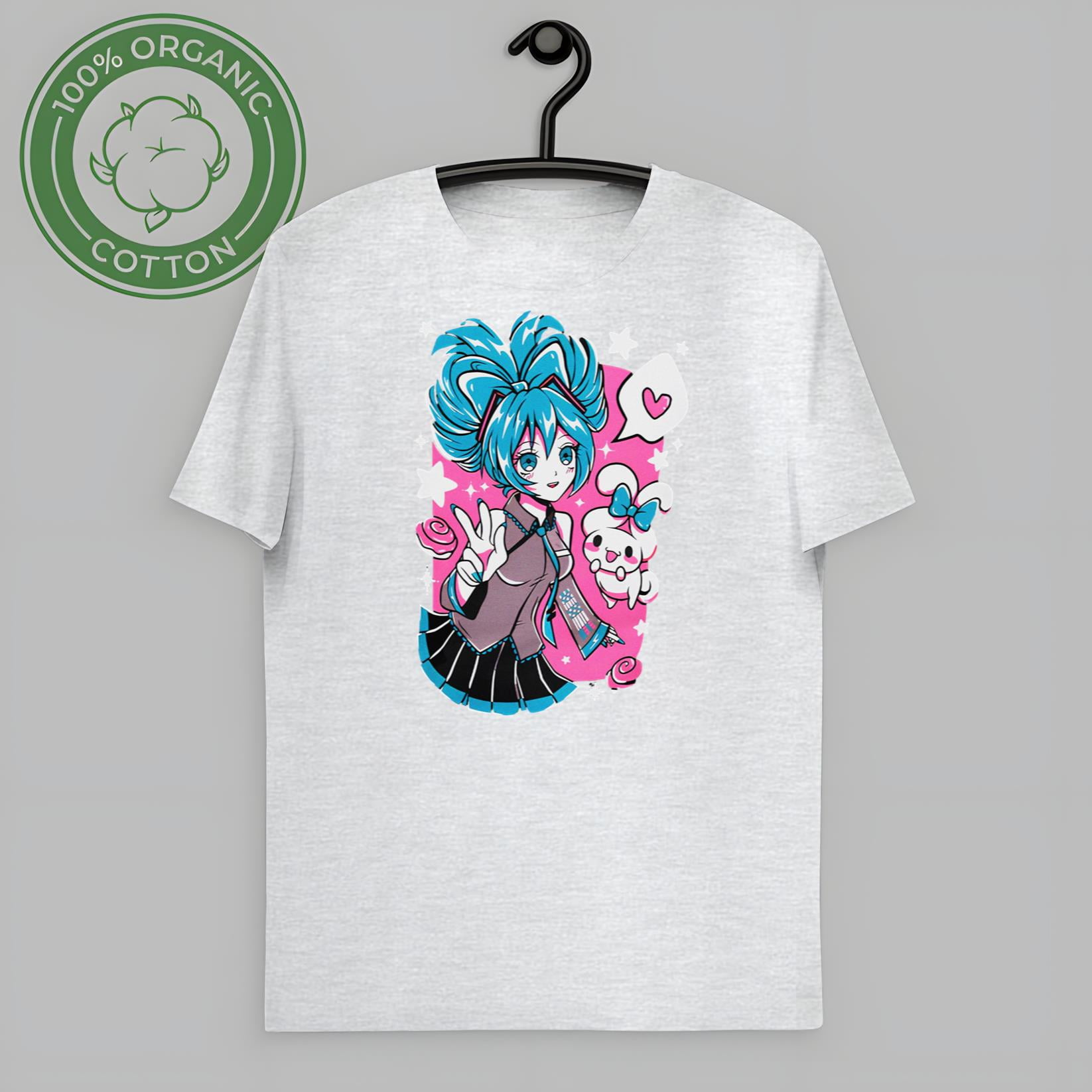 Anime Idol Collab Shirt – Cute Music & Mascot Graphic Tee New Instock ...