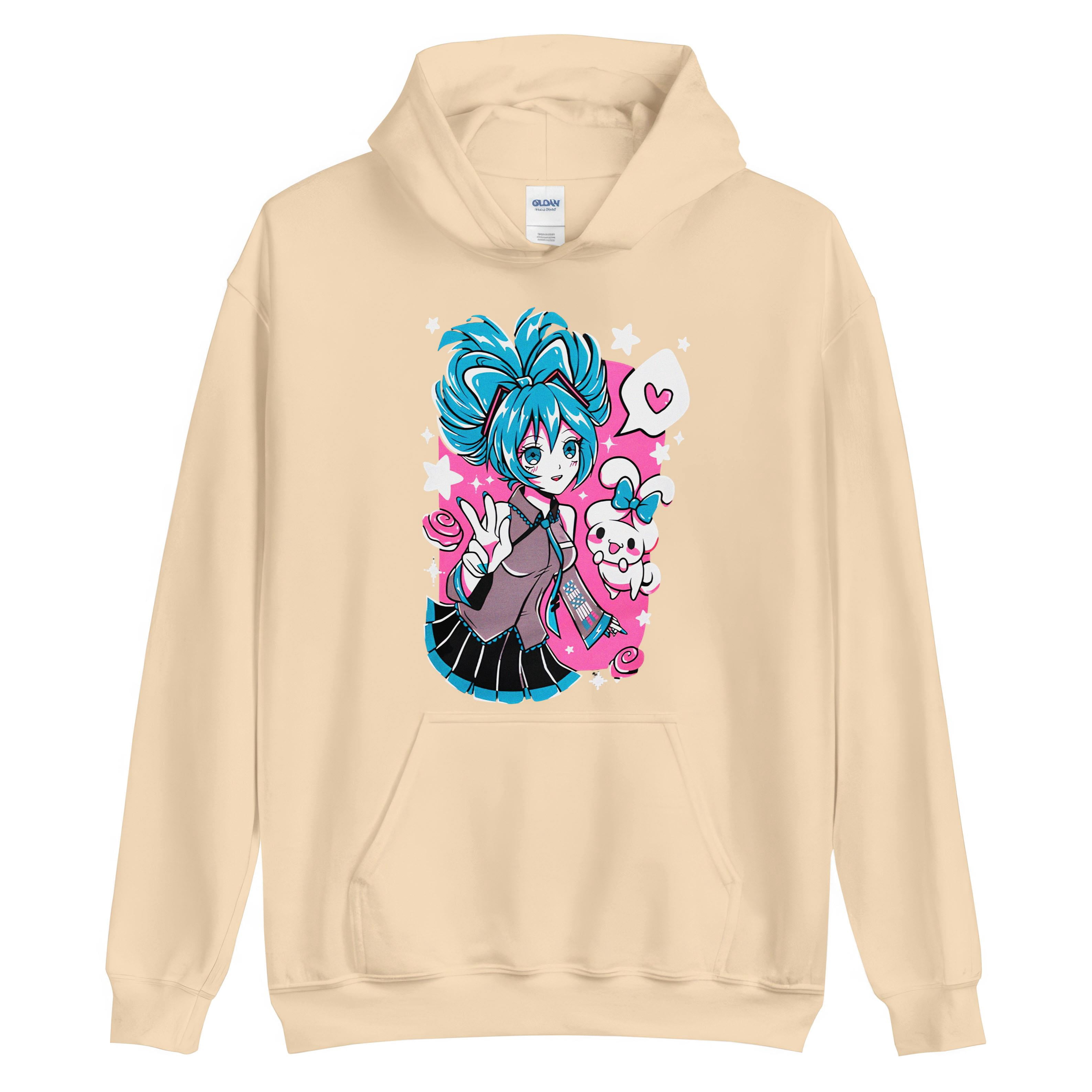 Anime Idol Collab Shirt – Cute Music & Mascot Graphic Tee New Instock ...