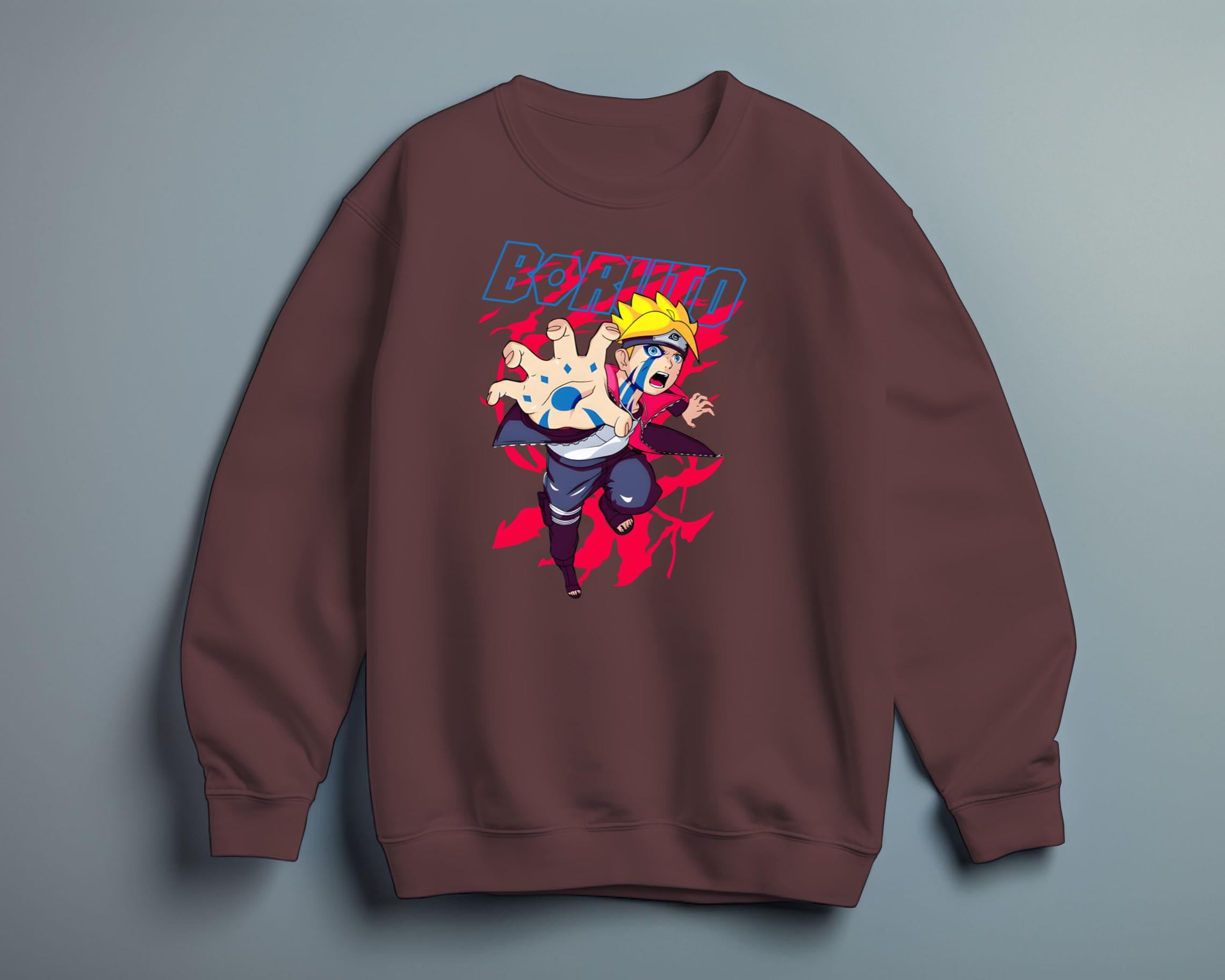 Anime-Inspired Graphic Shirt Featuring Swirl Character Manga Design ...