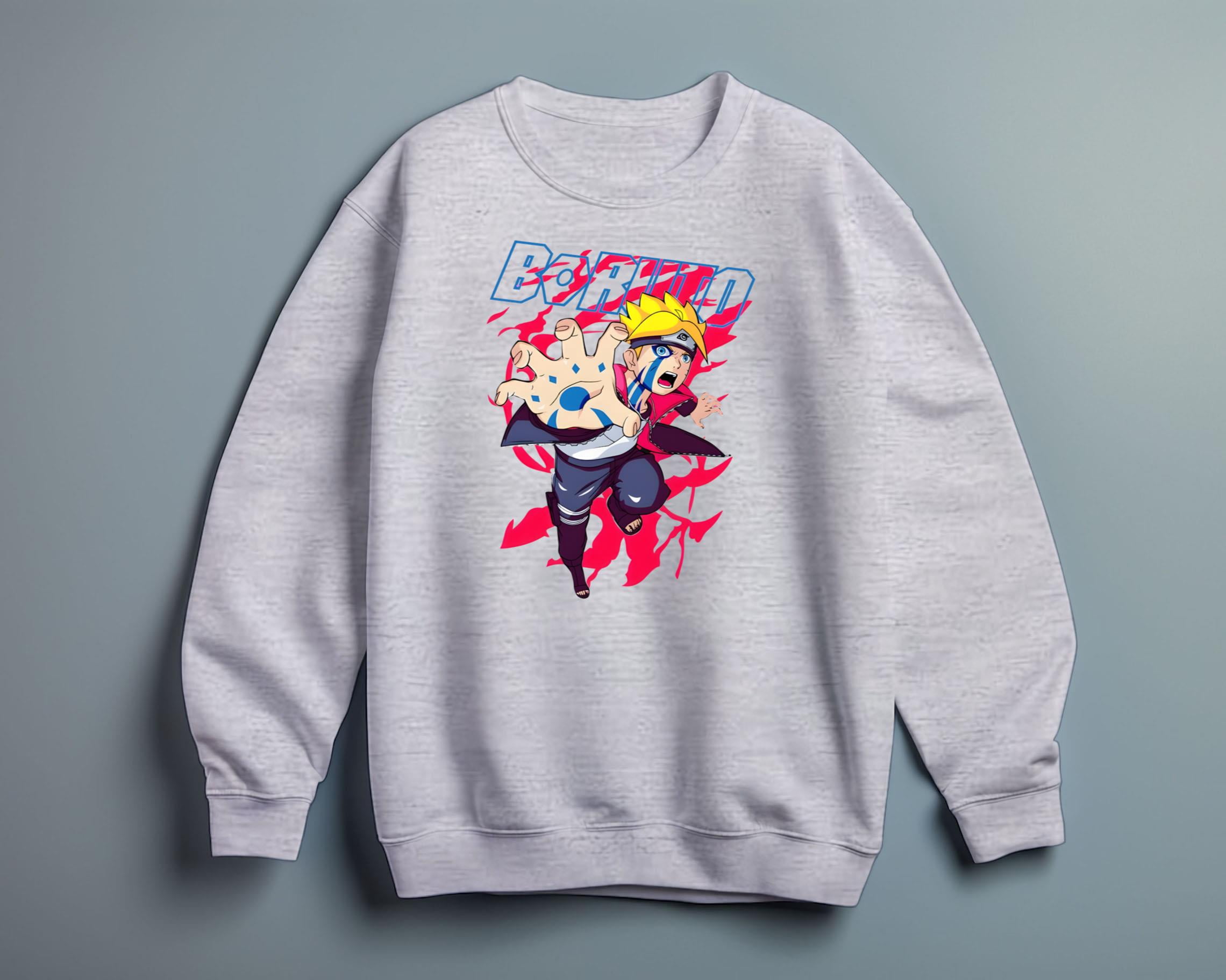 Anime-Inspired Graphic Shirt Featuring Swirl Character Manga Design ...