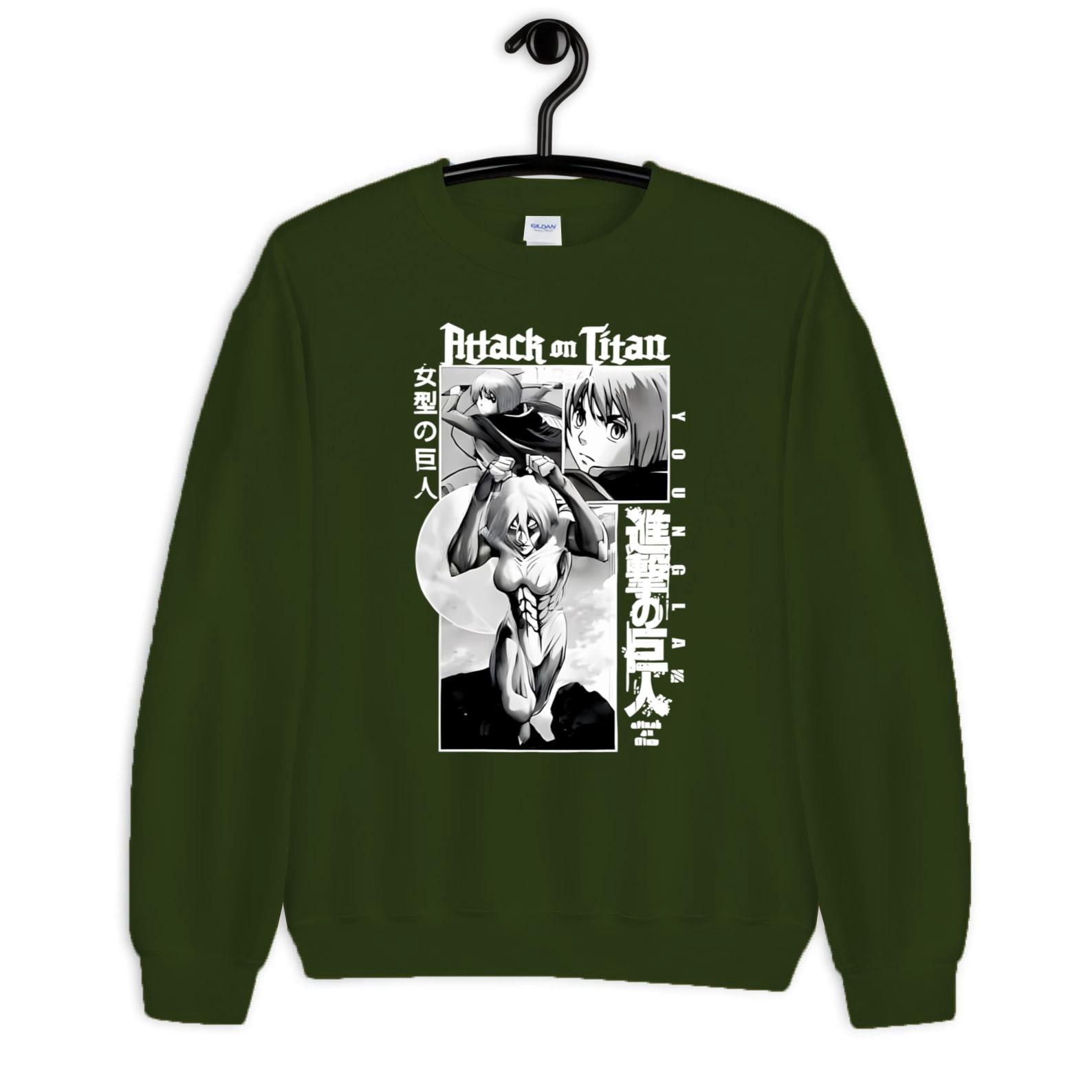 Anime-Inspired Graphic T-shirt, Female Titan Design-TH35104 - Walmart.com