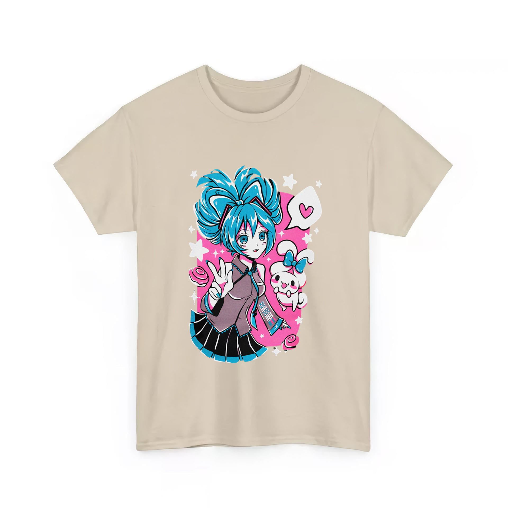 Anime-Inspired Graphic Tee, Cute Character Design Shirt, Unisex T-Shirt ...