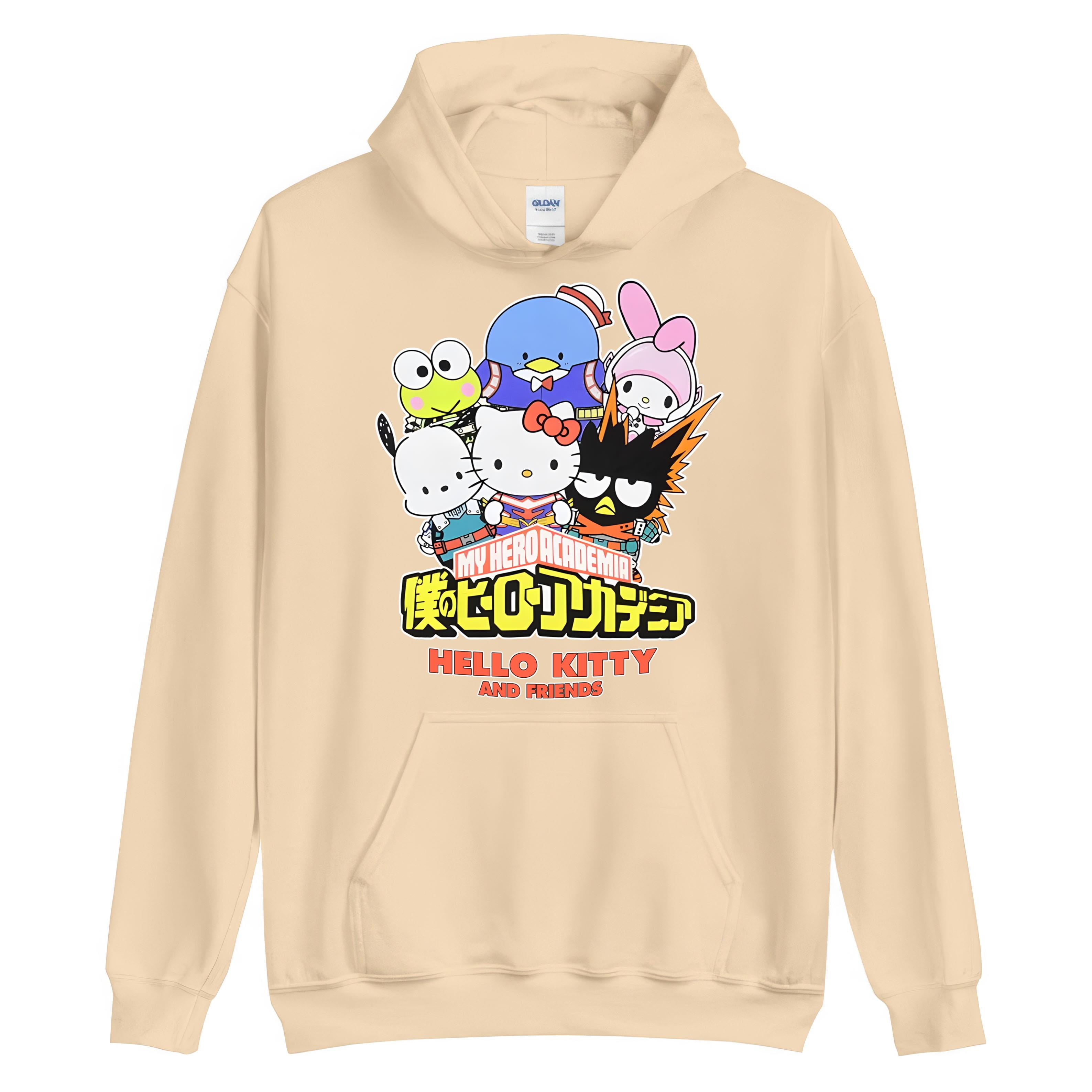 Anime-Inspired Men's Character Mashup Shirt Featuring Cute Graphics ...