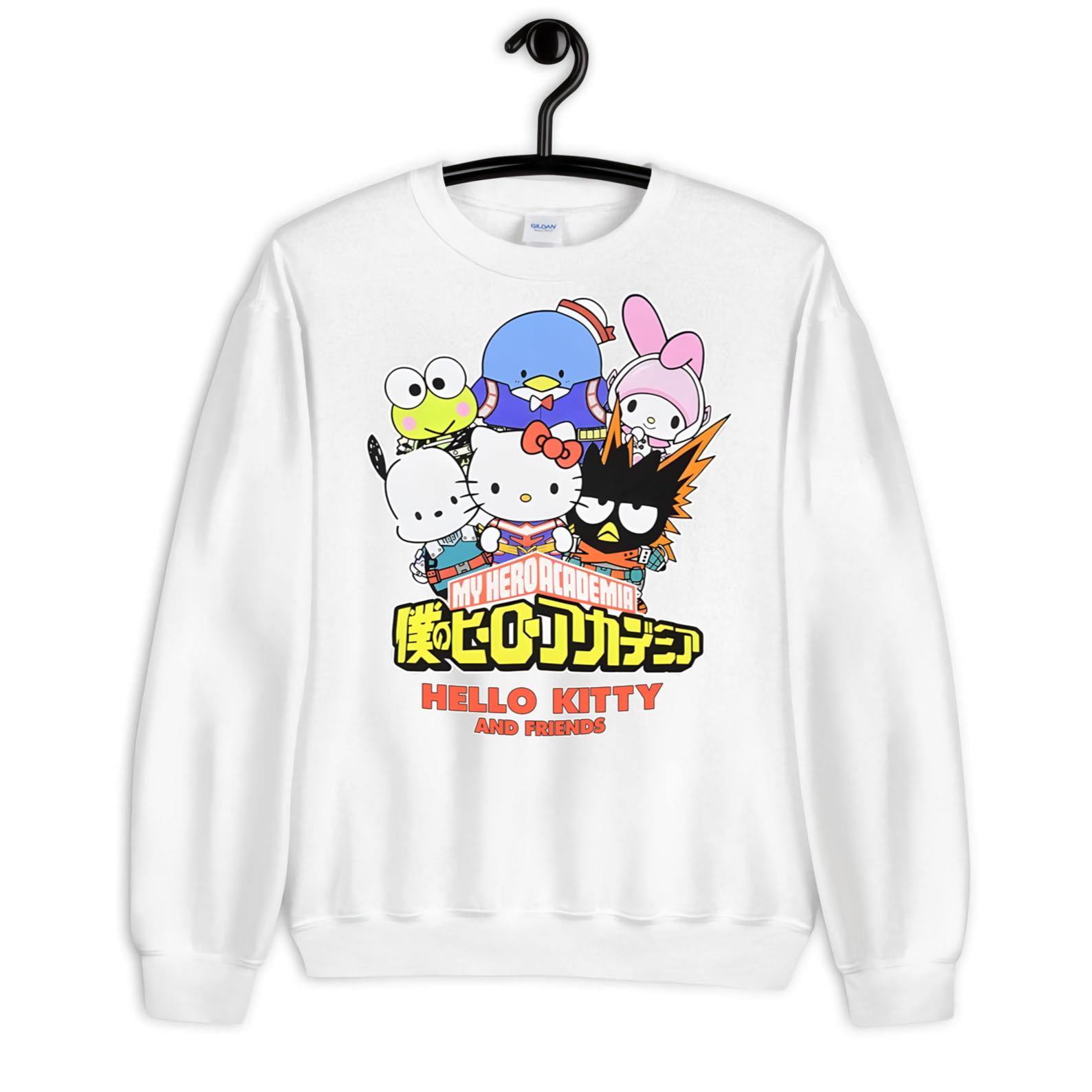 Anime-Inspired Men's Character Mashup Shirt Featuring Cute Graphics ...