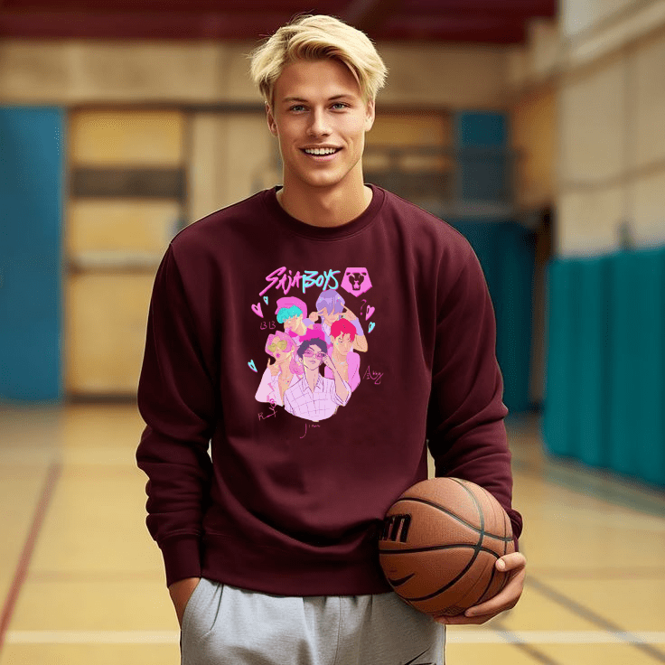 Anime Inspired Saja Boys Heartthrob Fun Graphic Casual Style Art ...