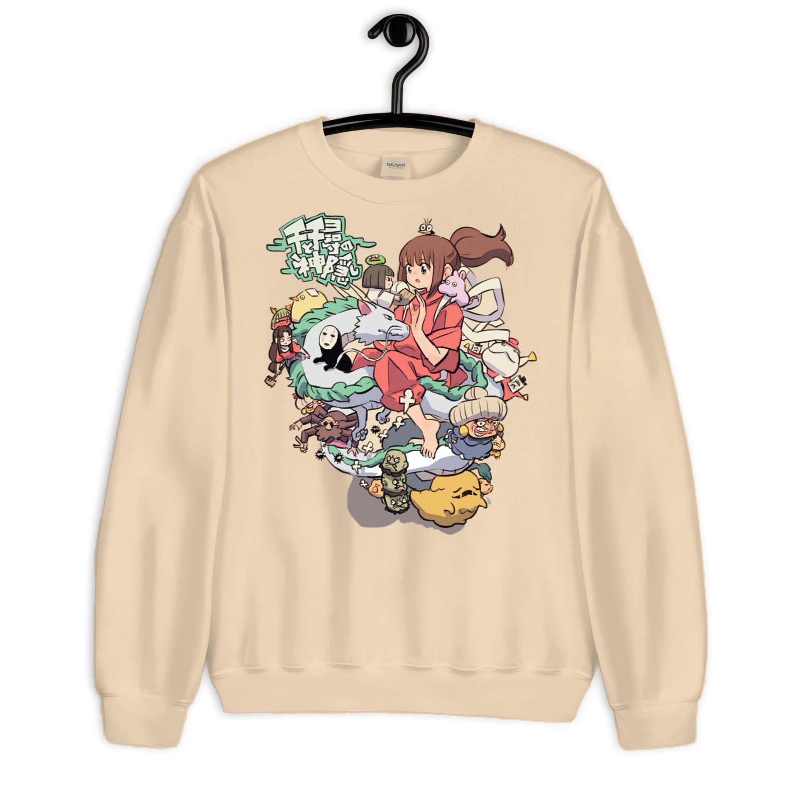 Anime Inspired Shirt, Spirited Fantasy Adventure Shirt, Mysterious Face ...