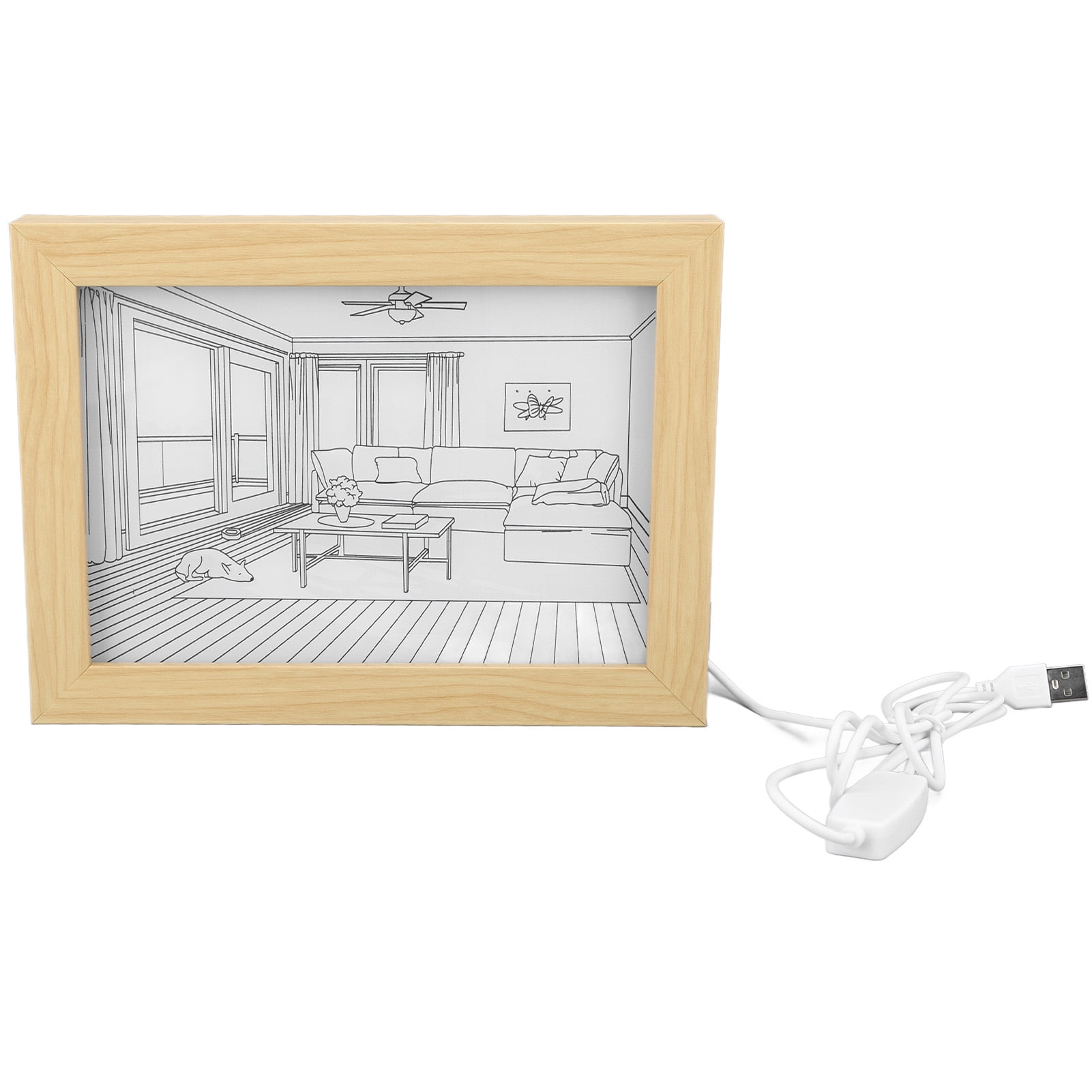 Anime-Inspired Sunlight Emulation LED Art Frame for Unique Creations ...