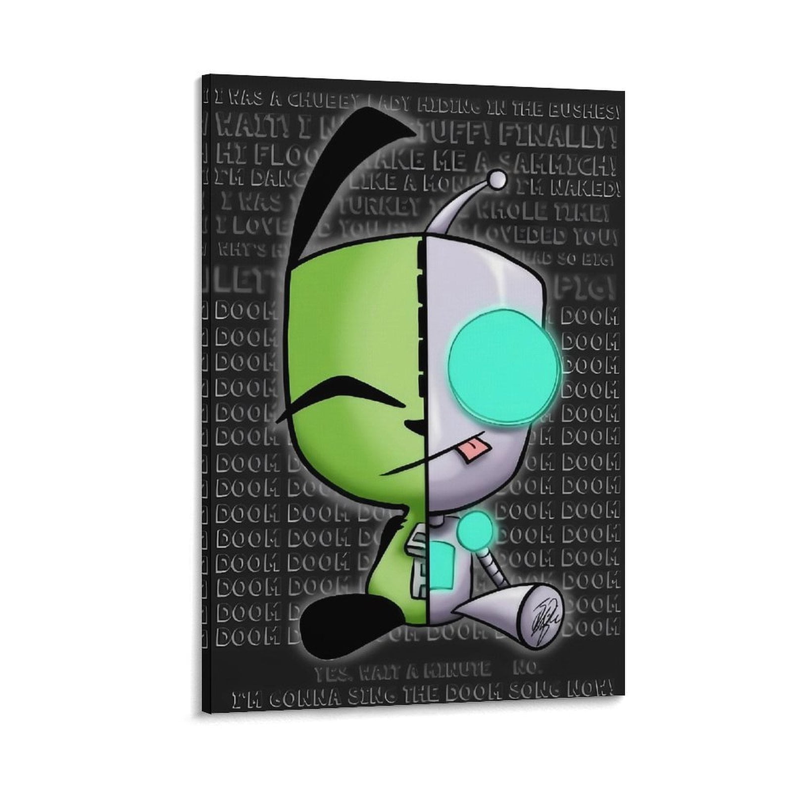 Anime Invader Zim Print Poster (1) Poster Cool Artworks Painting Wall ...