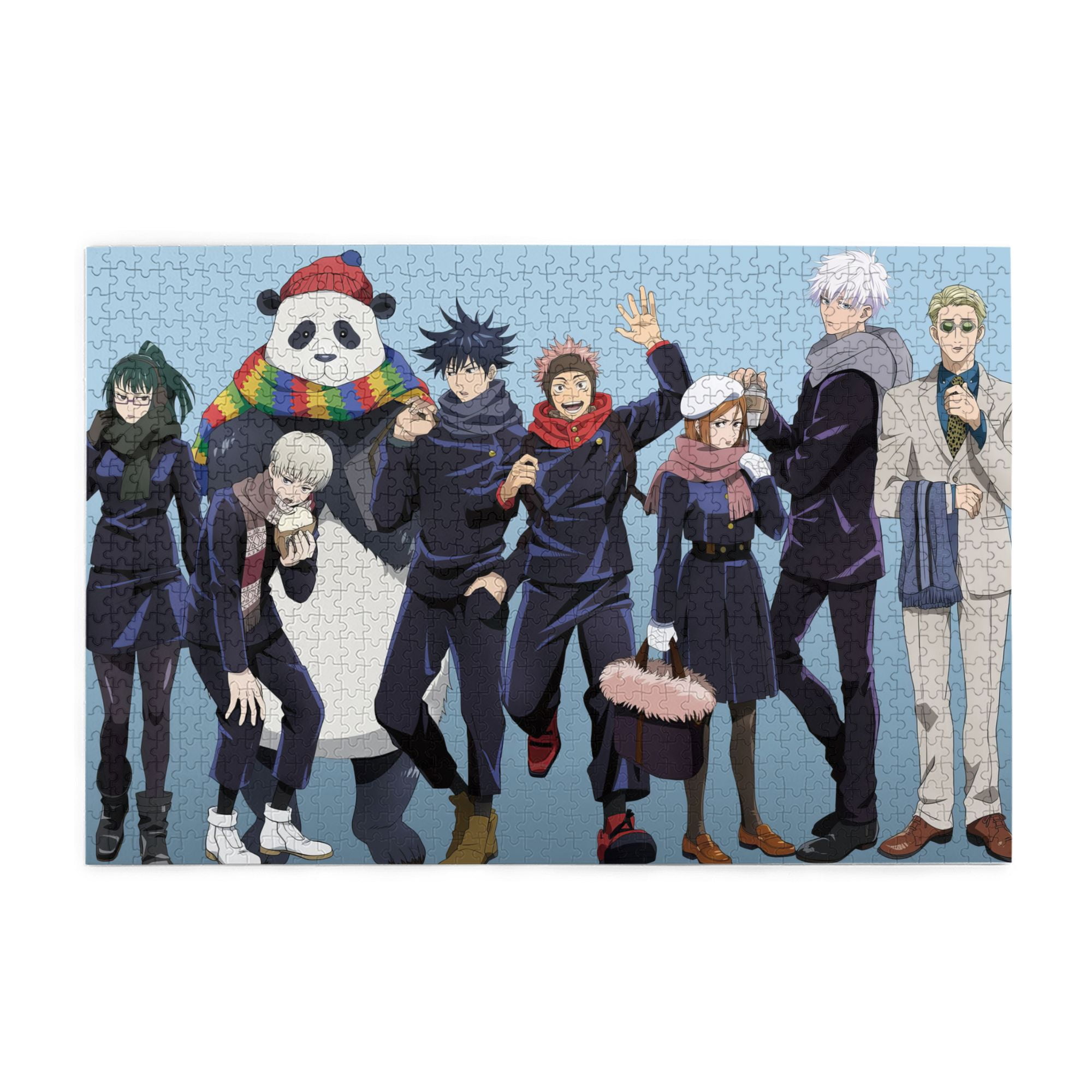 Anime JJK Jigsaw Puzzles 29.5 x 19.5 In， Jujutsu Kaisen Jigsaw Puzzles ...