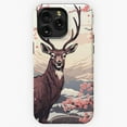 Anime Japanese Reindeer Winter Forest Art iPhone Case 17 through 11 Pro ...