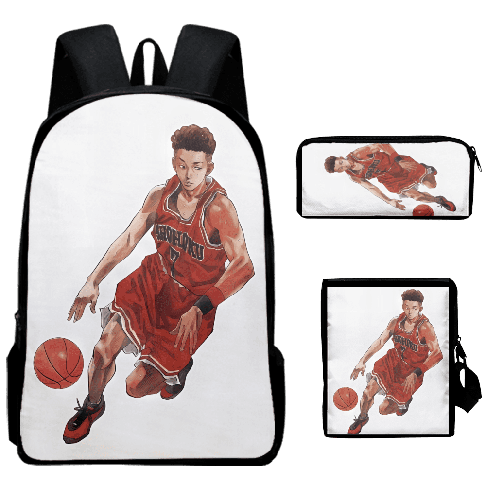 Anime Japanese Slam Dunk Shohoku Bookbag Exquisite Laptop Backpack for ...