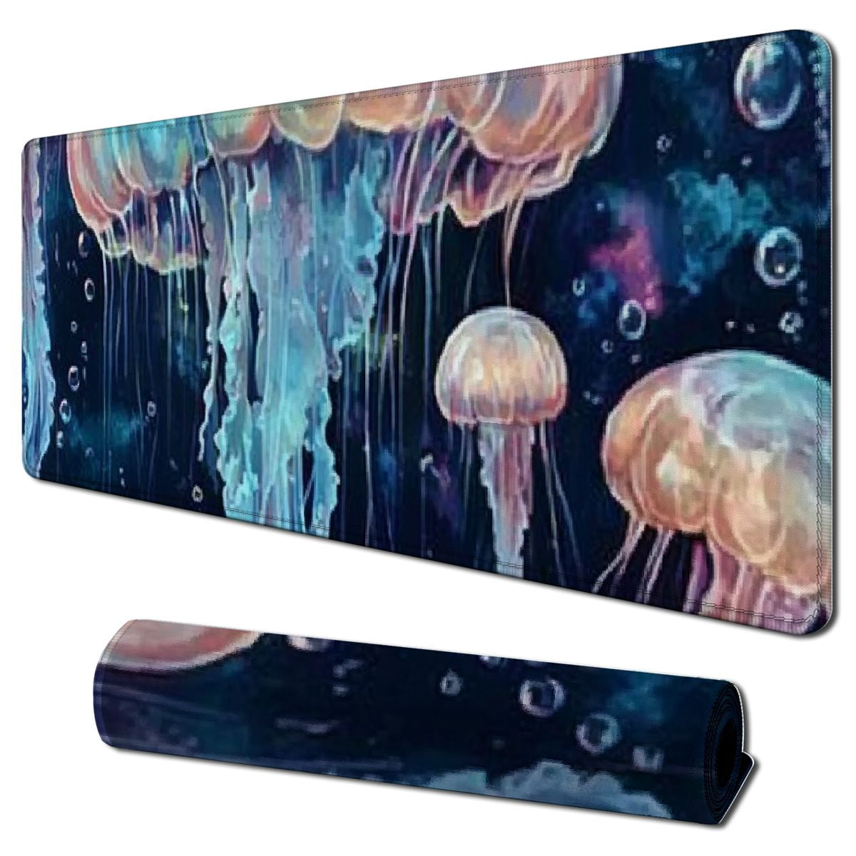 Anime Jellyfish Desk Mat Large Extended Gaming Mouse Pad Cute Mats ...