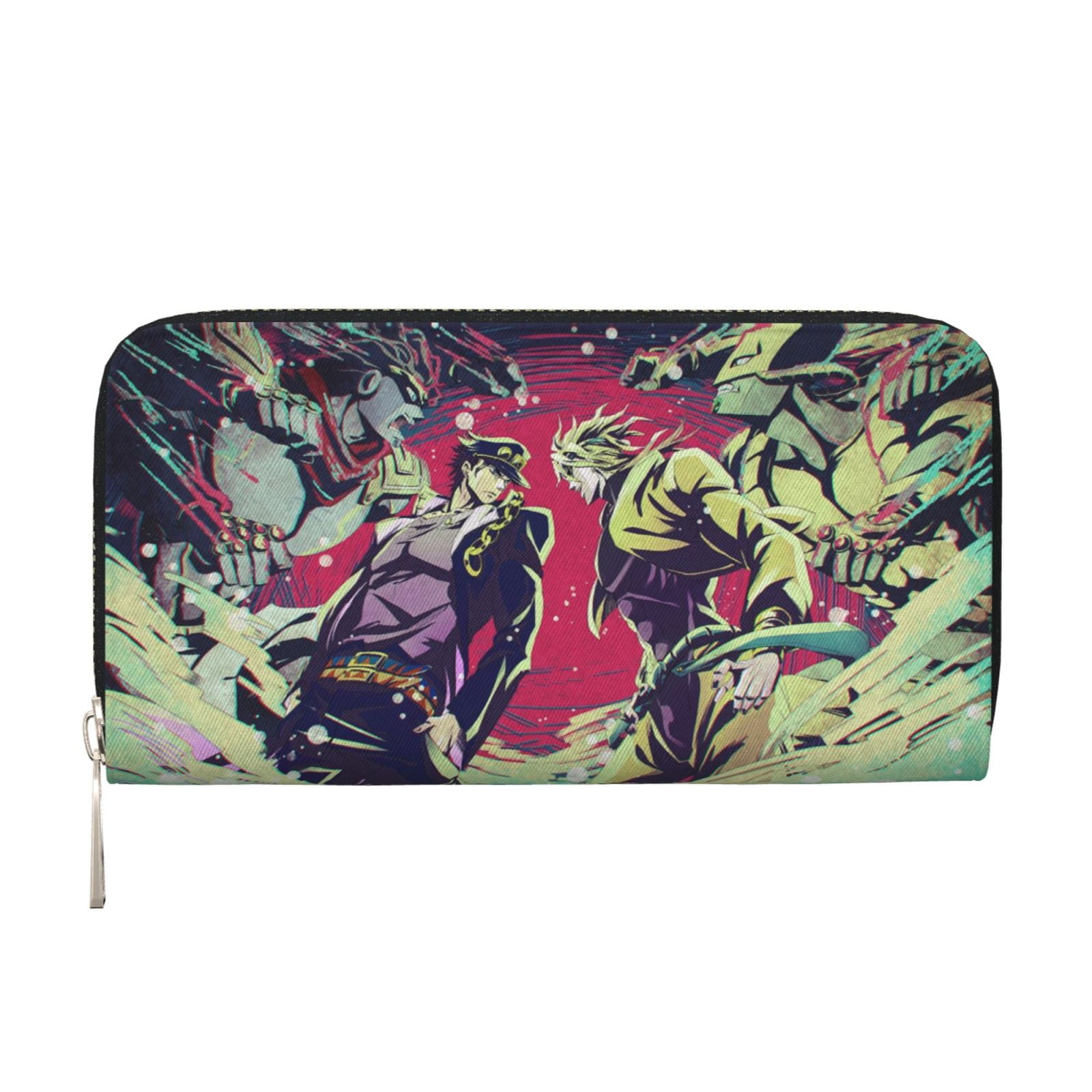 Anime Jojo'S Bizarre Adventure This Long Leather Wallet Features A ...