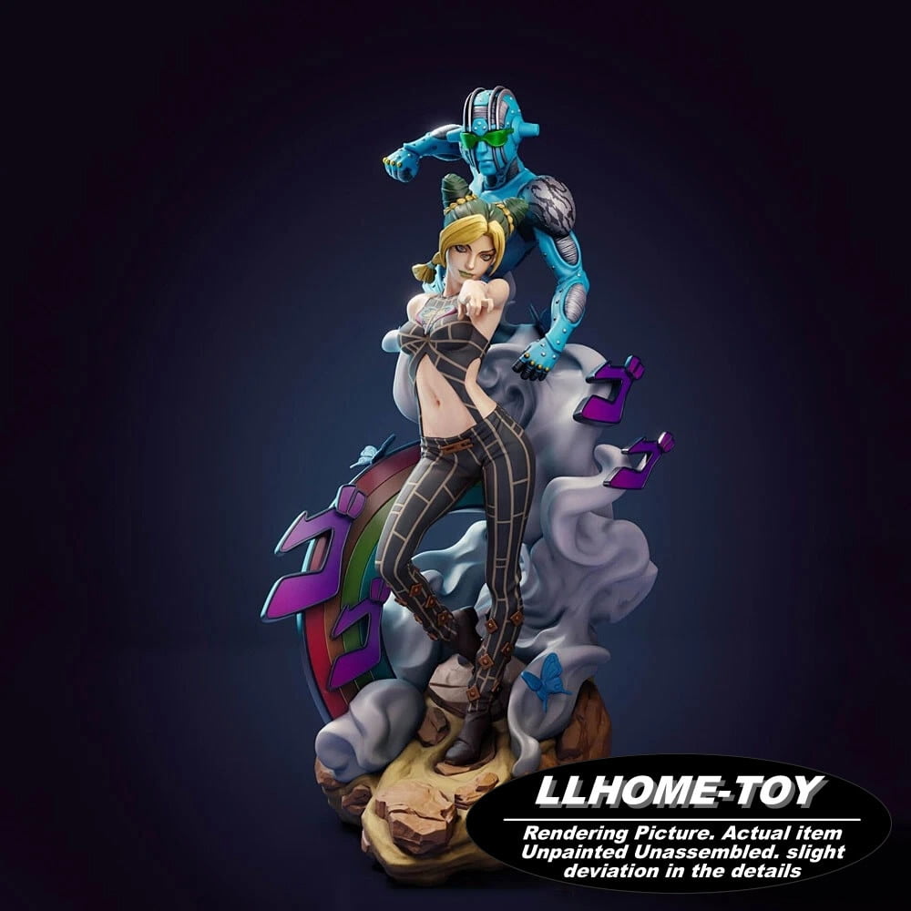Anime Jolyne Cujoh 25cm Tall Resin Model Kit Unpainted 3d Print GK ...