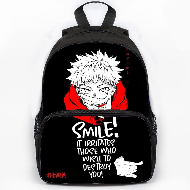 Anime Jujutsu Kaisen Backpack for Gojo Satoru Tops Yuji Itadori Bags ...