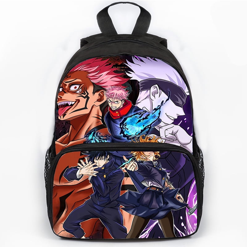 Anime Jujutsu Kaisen Backpack for Gojo Satoru Tops Yuji Itadori Bags ...