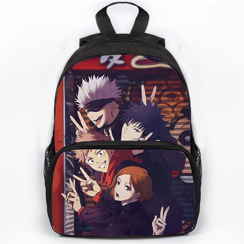 Anime Jujutsu Kaisen Backpack for Gojo Satoru Tops Yuji Itadori Bags ...