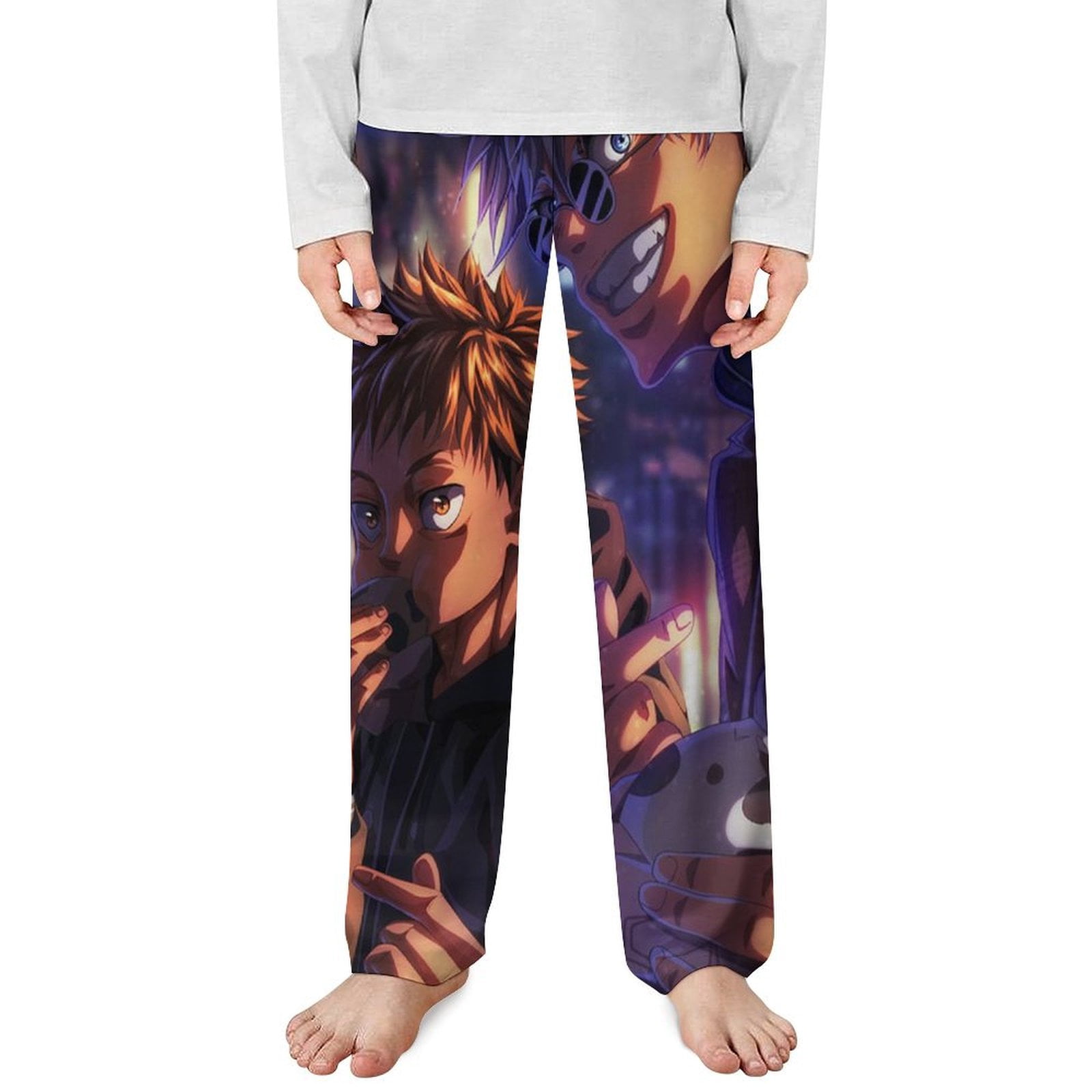 Anime Jujutsu Kaisen Comfy Pajamas For Kids Cozy Lounge Straight Leg ...