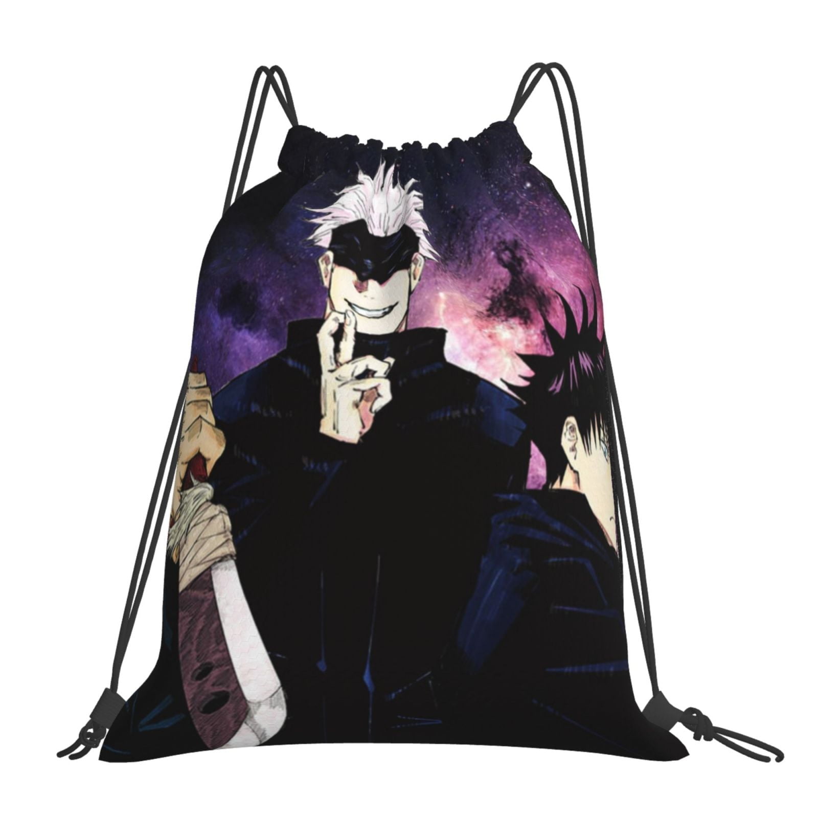 Anime Jujutsu Kaisen Drawstring Bags Gym Sport String Bag Outdoor ...