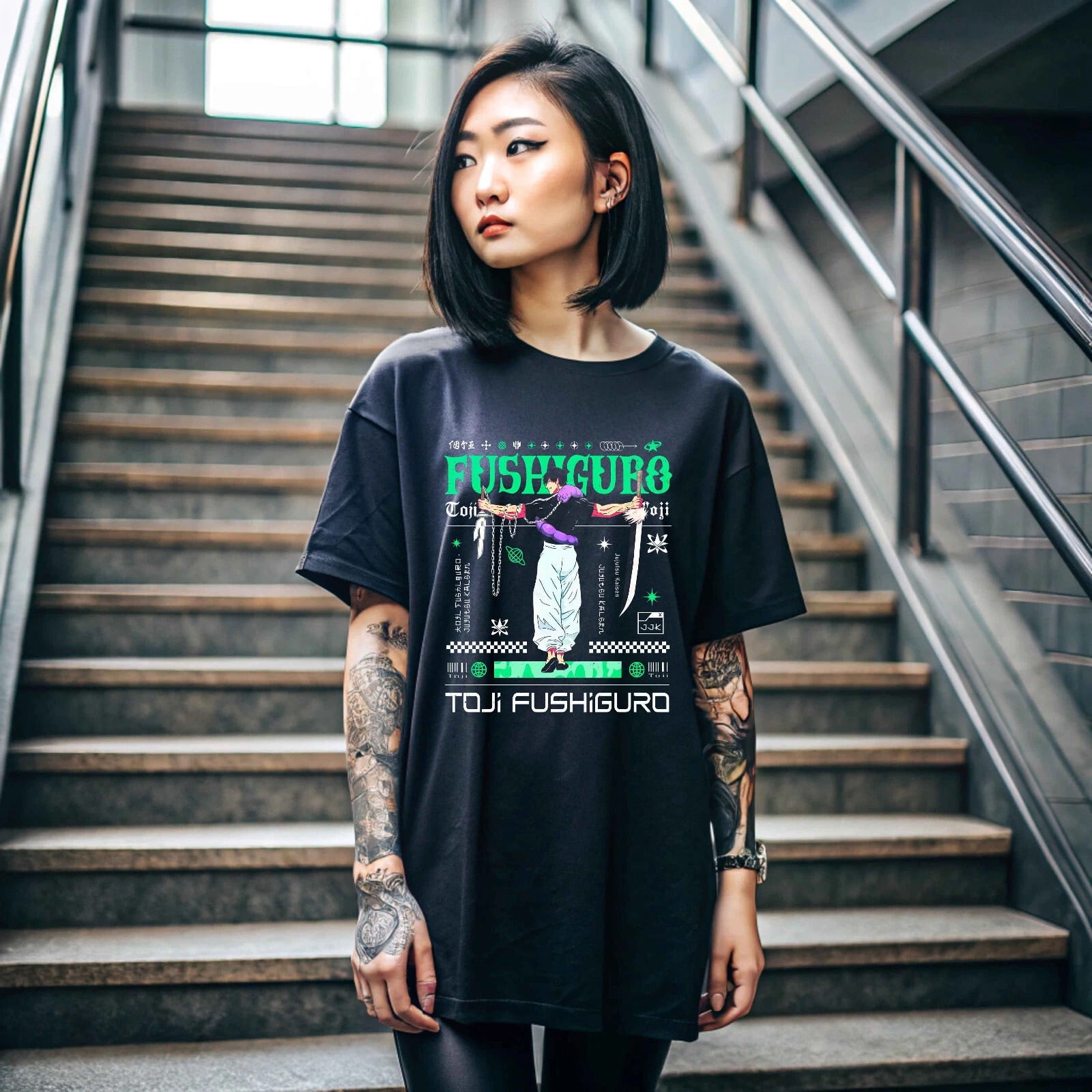Anime Jujutsu Kaisen Fushiguro Toji Gojo Satoru Star Plasma Vessel T ...