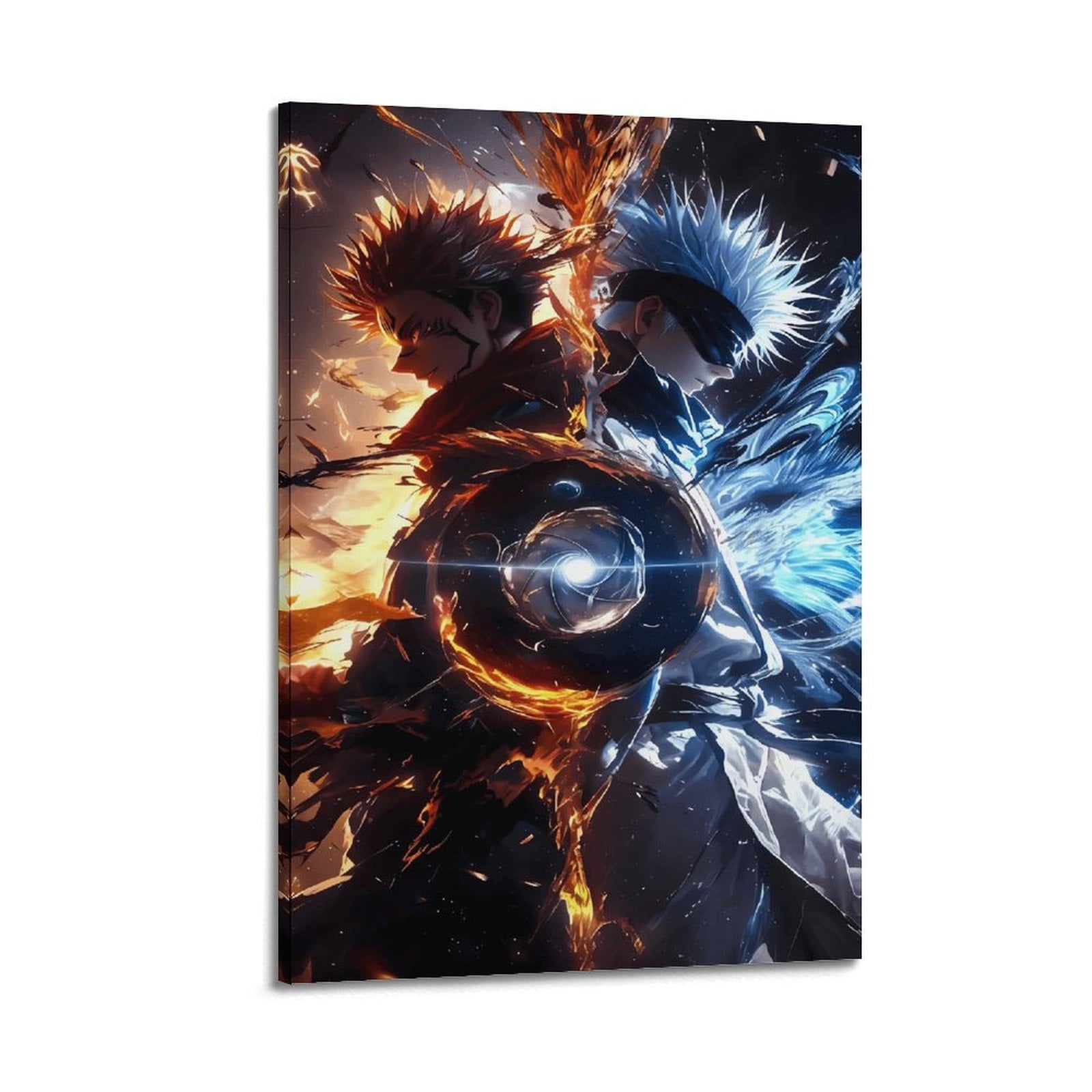 Anime Jujutsu Kaisen Gojo Satoru And Ryomen Sukuna Painting Vintage ...