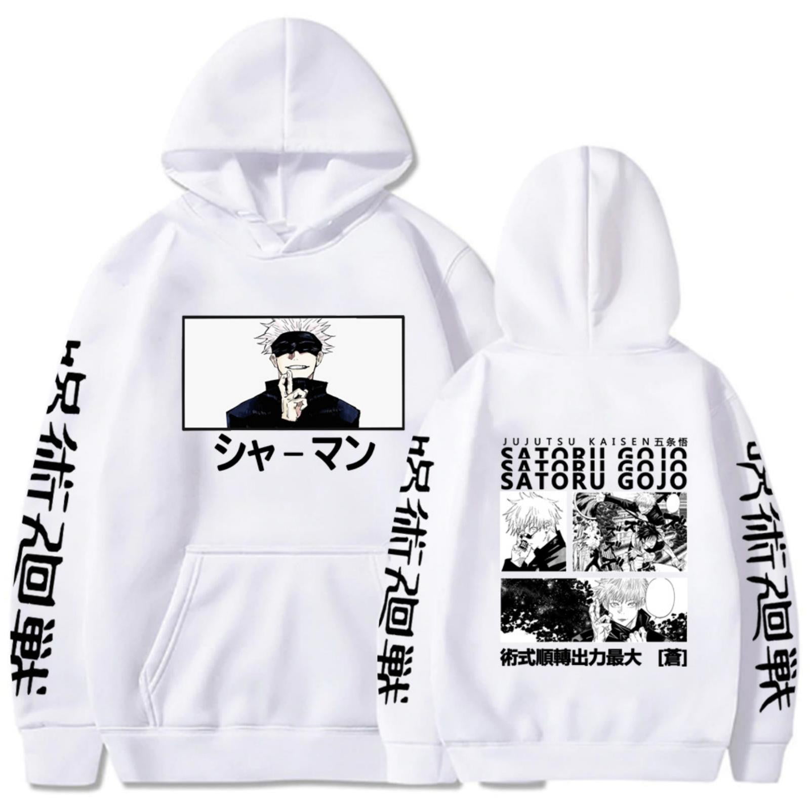 Anime Jujutsu Kaisen Hoodie Manga JJK Gojo Satoru Hoodies Cool Cartoon ...