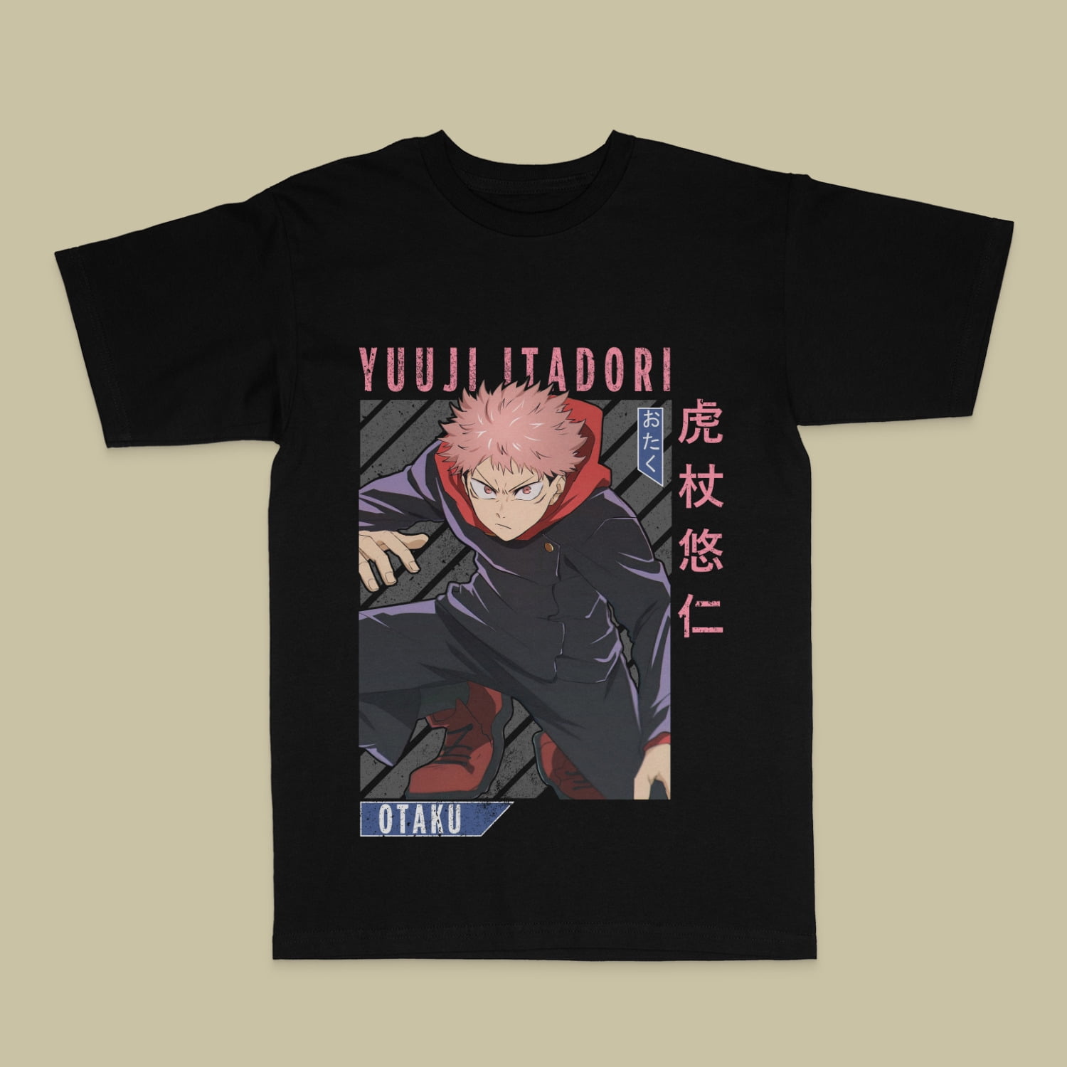 Anime Jujutsu Kaisen Itadori Yuji t-shirt Japanese Manga Gift Tee ...