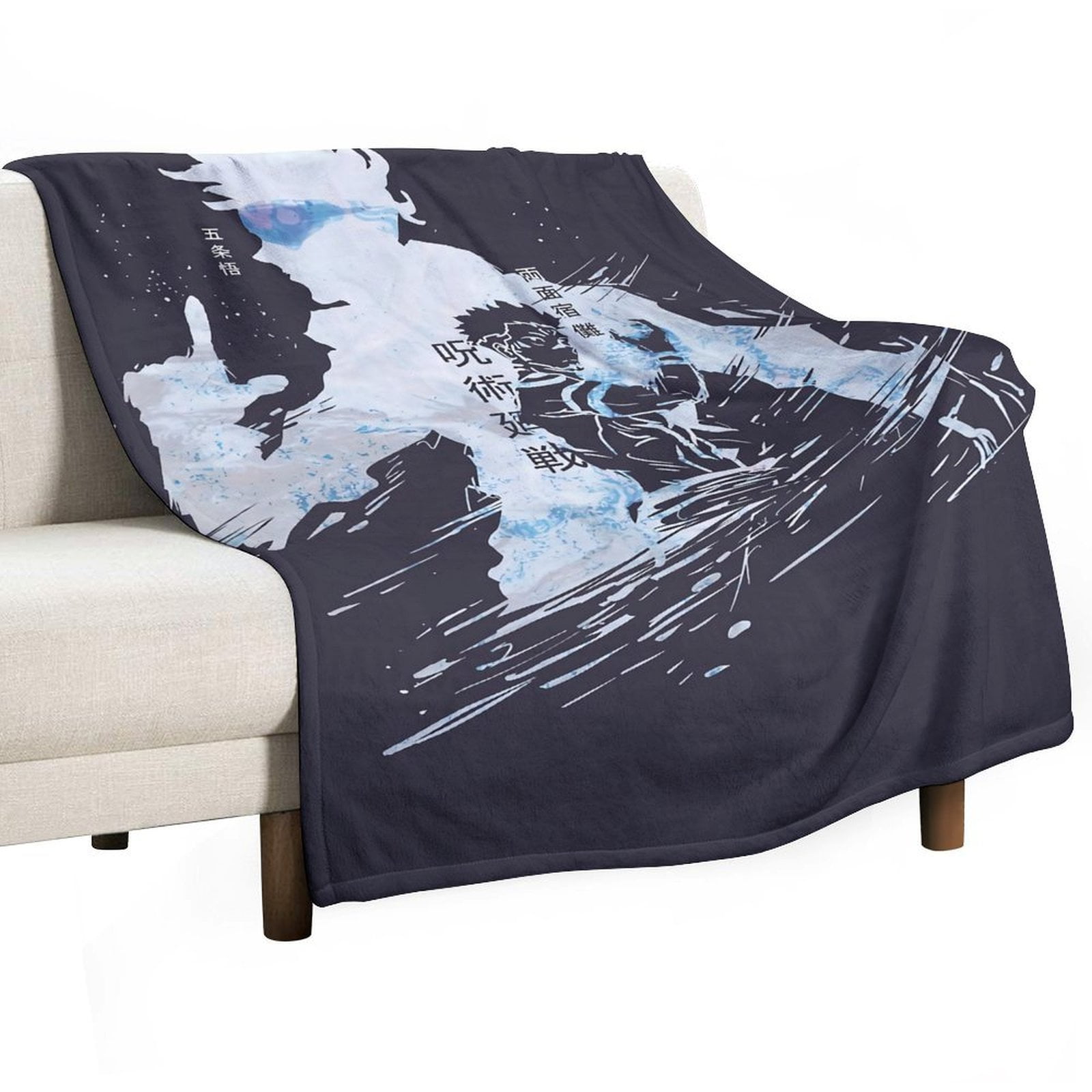 Anime Jujutsu Kaisen Poster Gojo Satoru 1Ultra Soft Anime Throw Blanket ...
