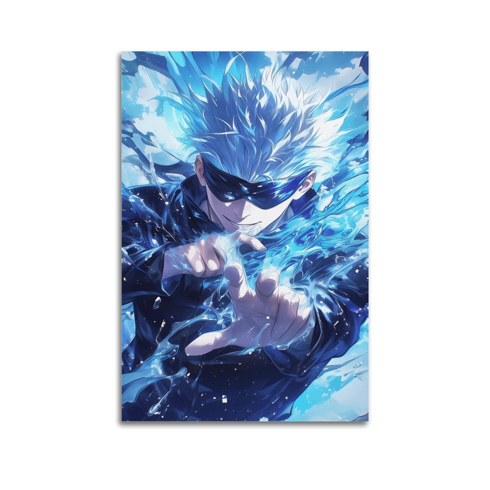 Anime Jujutsu Kaisen Role Gojo Satoru Painting Vintage Poster Picture ...