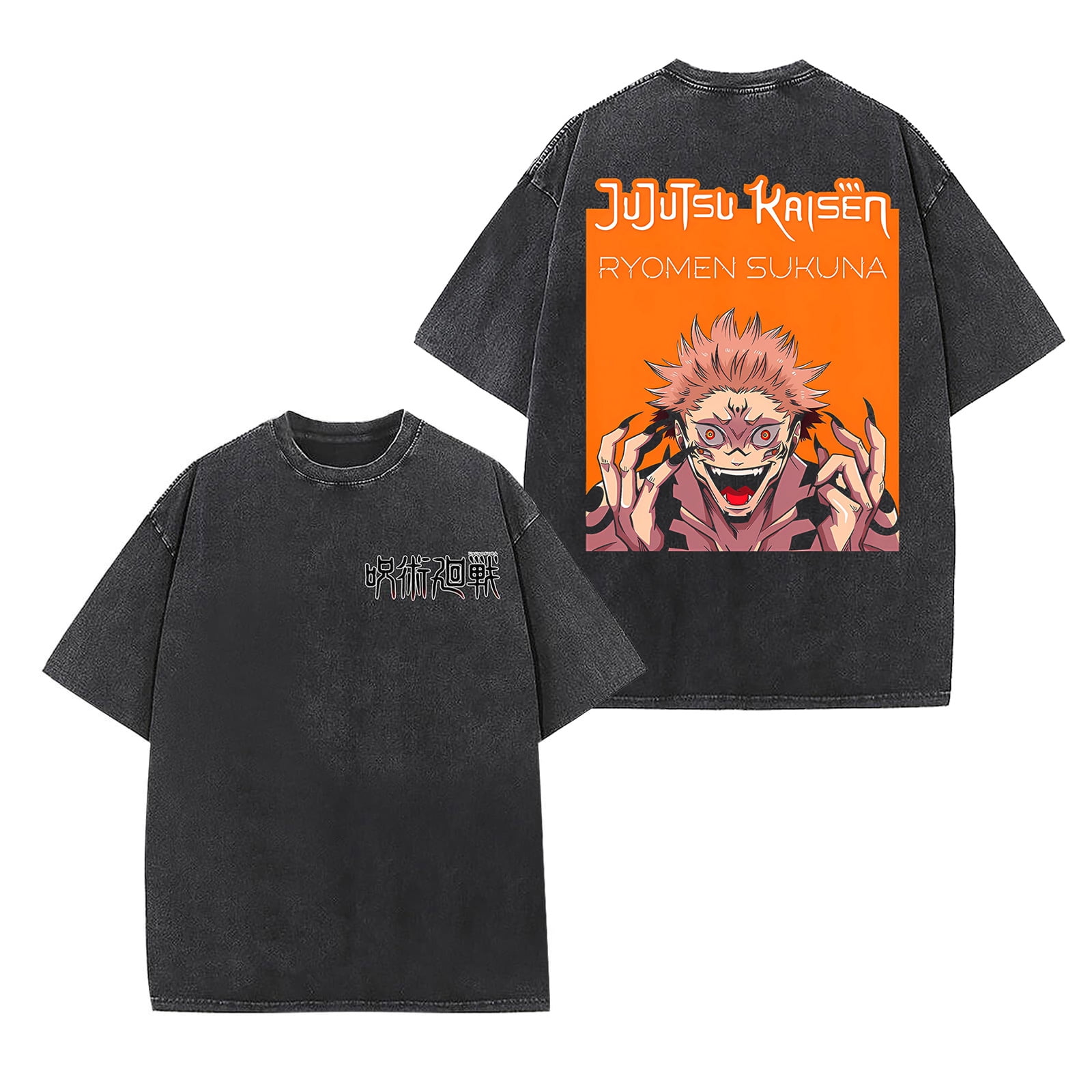 Anime Jujutsu Kaisen T-shirt Ryoumen Sukuna Graphics T Shirt Men Cotton ...