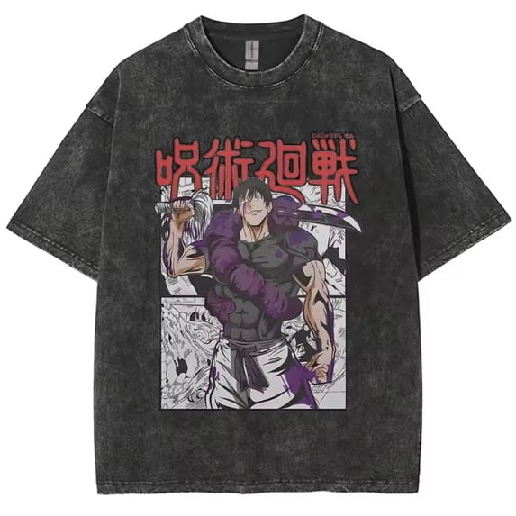 Anime Jujutsu Kaisen Zenin Maki T Shirt Men Women Y2k T-shirts Printed ...
