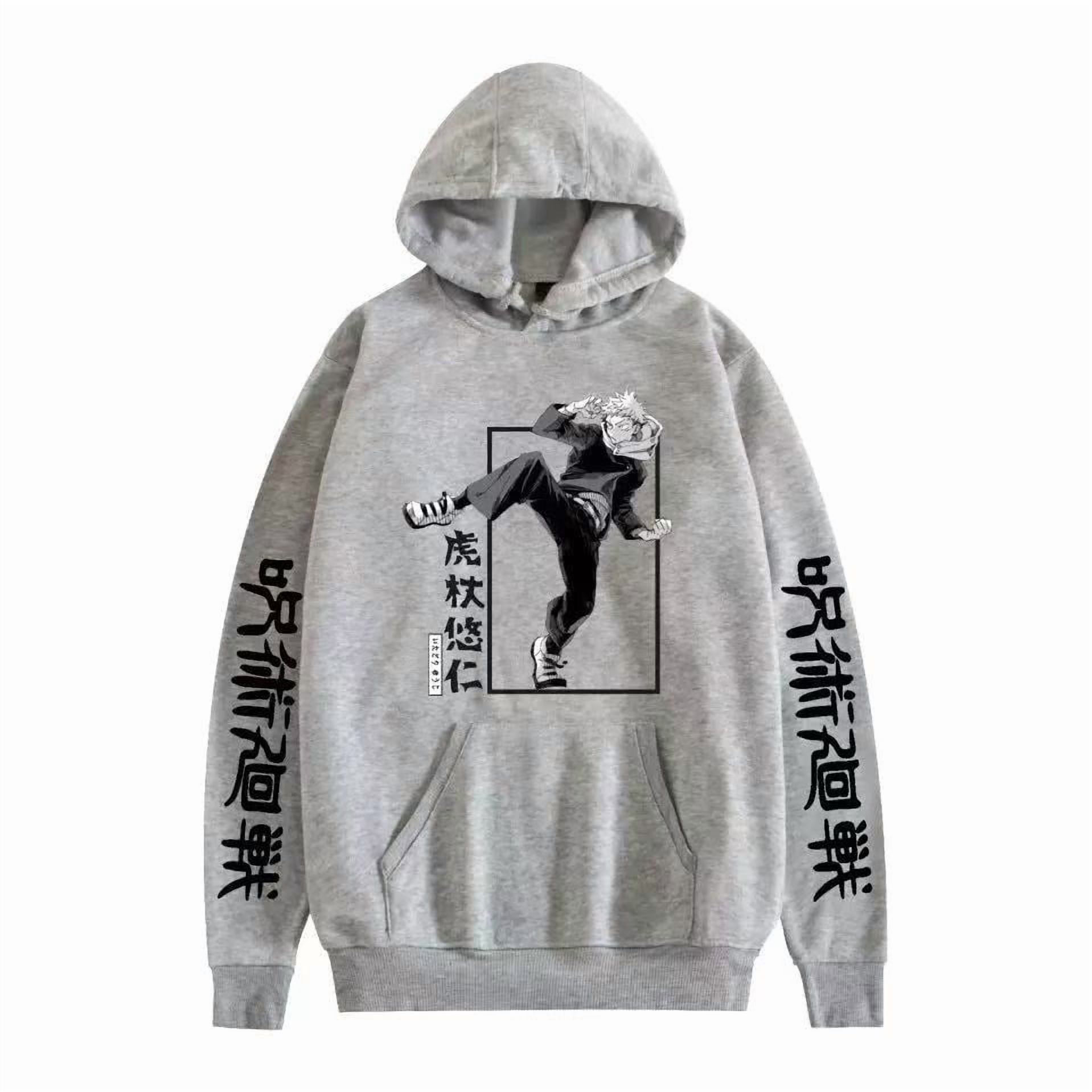 Anime Jujutsu Kaisen cool and flashy Printing HoodieCasual Sweatshirt ...