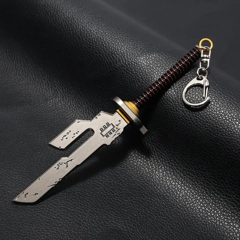 Anime Jujutsu Kaisen sword keychains charms metal Inverted Spear of ...