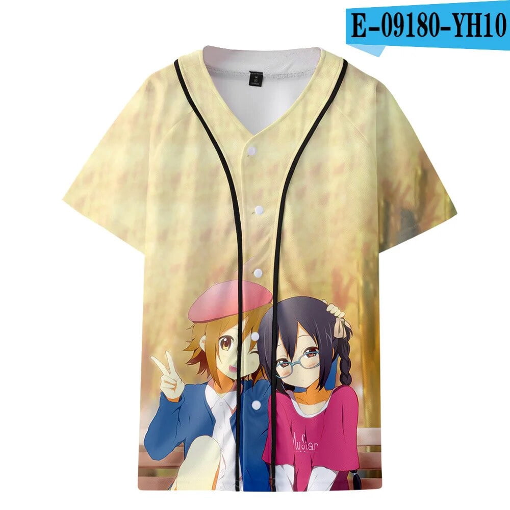 Anime K-ON K ON Cosplay Costume Yui Mio Ritsu Tsumugi Azusa 3D Baseball ...