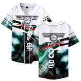 Anime Kaiju No. 8 3D Baseball Jersey Shirts Classic Print Short Sleeve ...