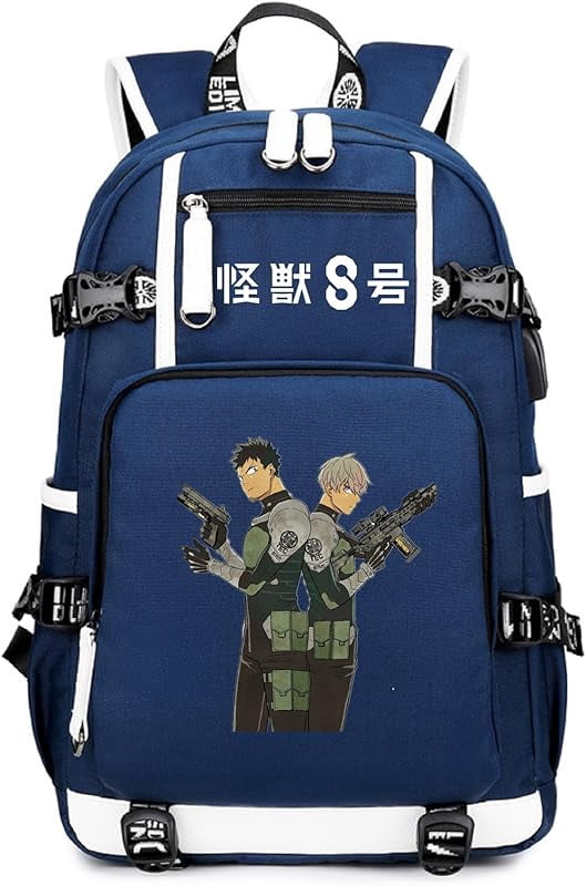 Anime Kaiju No. 8 Backpack KAIJU NUMBER EIGHT Daypack Bookbag Laptop ...