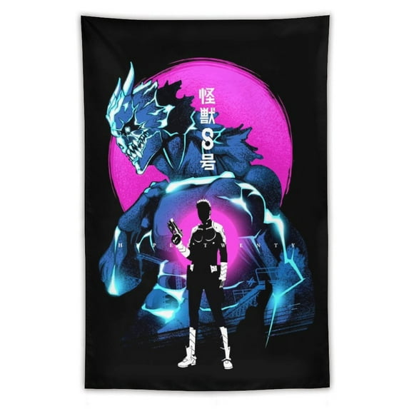Anime Kaiju No. 8‌ Tapestry,Wall Art Hanging Decor Tapestry60x40Inch ...