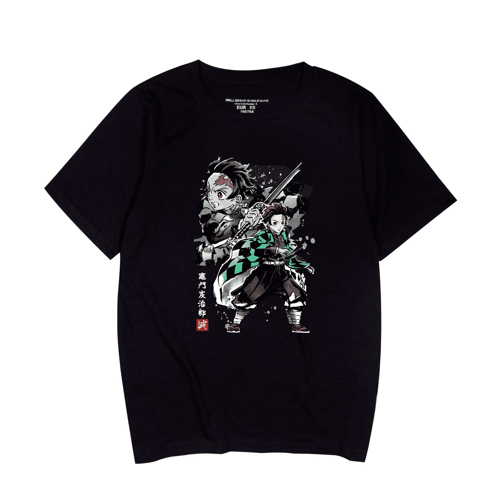 Anime Kamado Nezuko Top Kamado Tanjirou T-Shirt Casual Short Sleeve ...