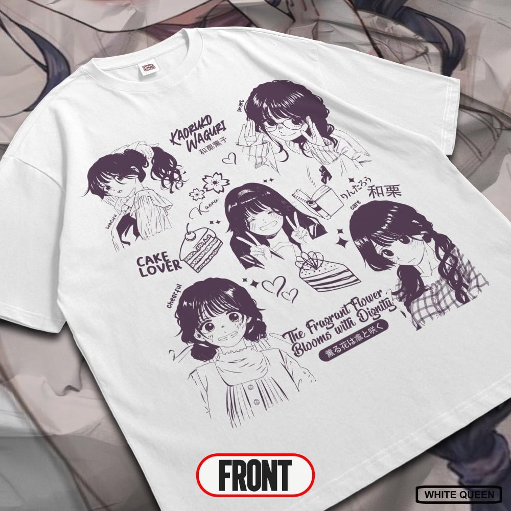 Anime Kaoruko Waguri T-Shirt: Japanese Blossom Manga Tee - Walmart.com