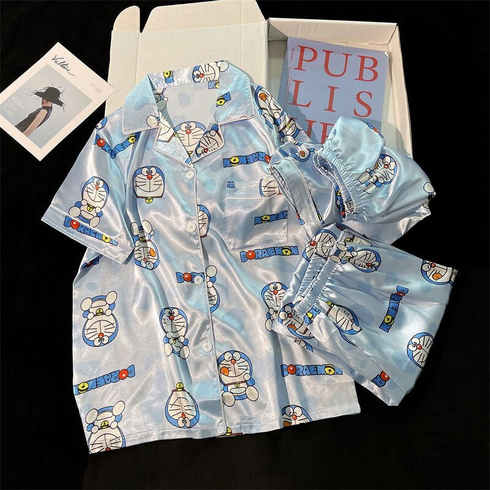 Anime Kawaii Kuromi Pajamas Sanrio Cartoon Pochacco Stitch Crayon ...