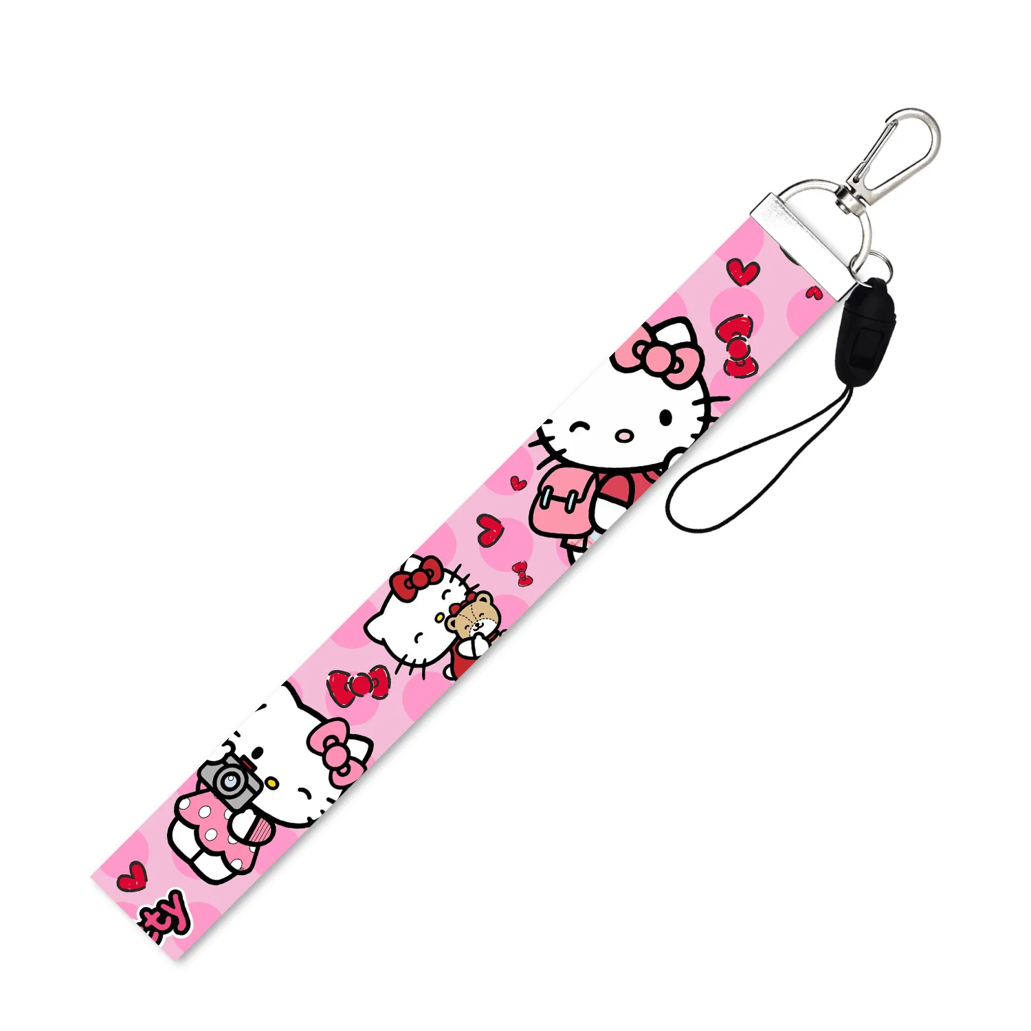 Anime Kawaii Sanrio Hello Kitty Cute Mobile Phone Lanyard Hanging Neck ...