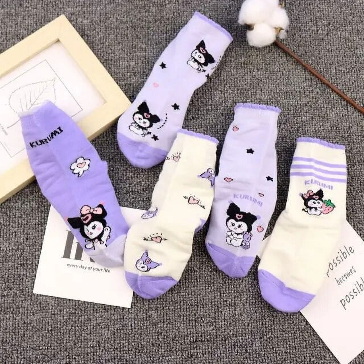 Anime Kawaii Sanrios My Melody Hellokittys Kuromi Kid Sock Princess ...