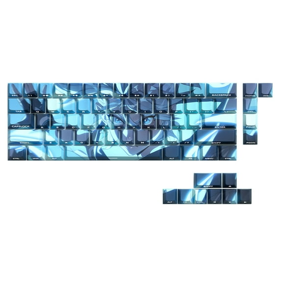 Anime Keycaps Cartoon 74 Keys PBT Keycap Mechanical Keyboards Caps for ...