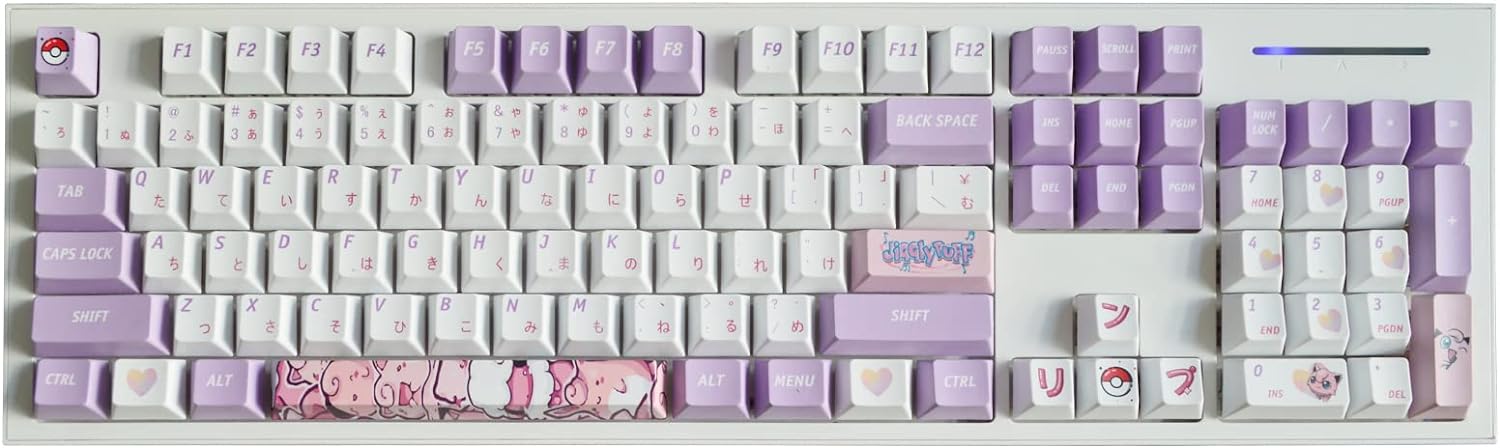 Anime Keycaps,Japanese Cute Keycaps,Cherry Profile Pbt Keycaps With Key ...