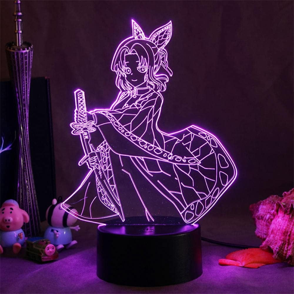 Anime Kimetsu No Nezuko Kamado Figure Led Night Lights for Bedroom ...