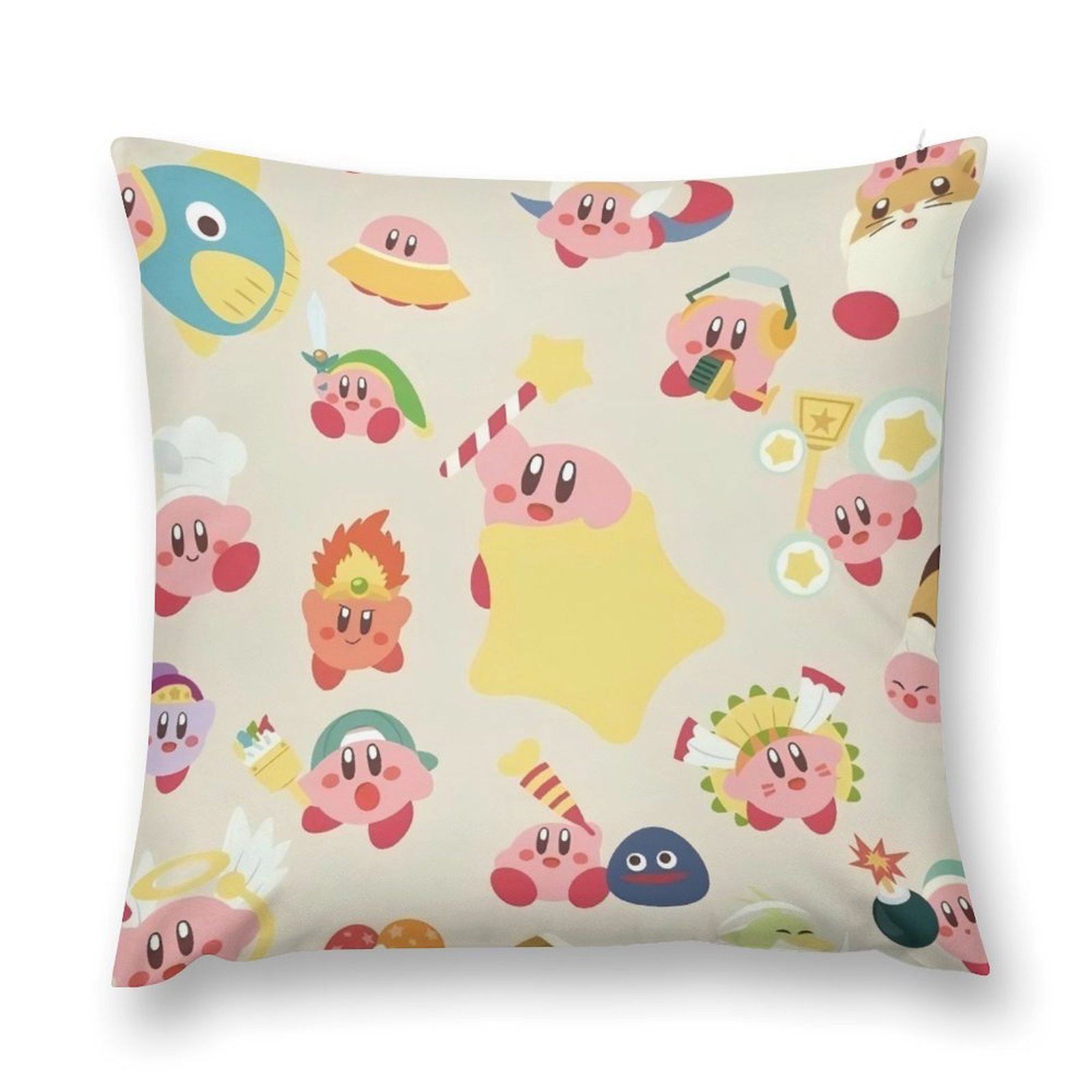 Anime Kirby Pillowcases Kirby Merch 18 "x18 " Anime Decorative Pillows ...